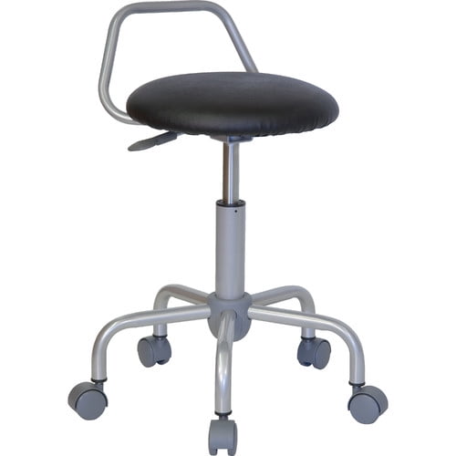 Ergonomic Stool with Backrest, Black - Walmart.com - Walmart.com