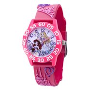 Disney Princess Cinderella Girls' Pink Plastic Watch, 1-Pack - Walmart.com