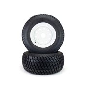 (2) Lawn Trac Wheel Assemblies 24x12.00-12 Fits Scag Turf Tiger 61" 72 ...