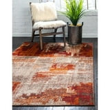 Unique Loom Indoor Rectangular Distressed Modern Area Rugs , 2' 0 x 3 ...