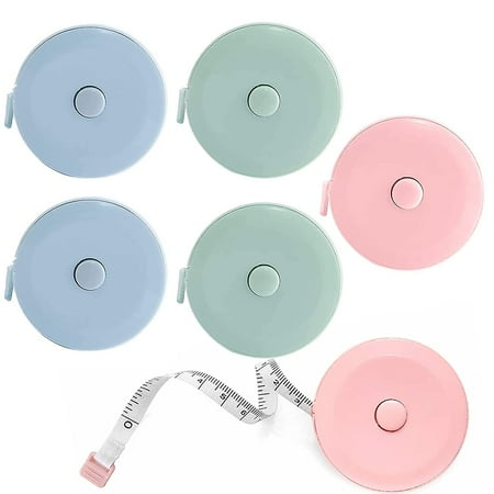 6packs Pretty Sewing Tape Measure Retractable Tape Measure For Body ...