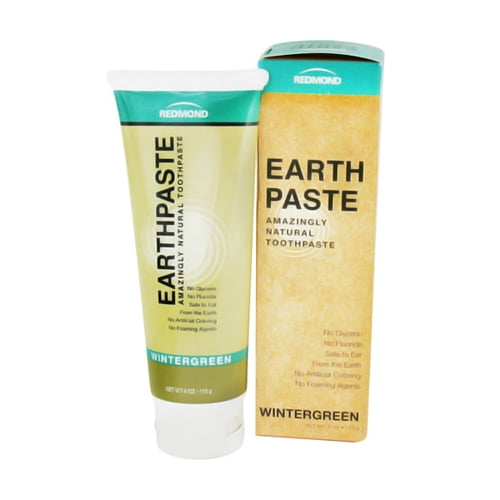 Redmond Earthpaste Amazingly Wintergreen Natural Toothpaste - 4 Oz, 6 ...