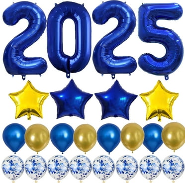 2025 Balloons - 40 SSF20 Inch, Silver Graduation Balloons 2025 Foil ...