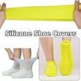 Reusable Latex Waterproof Shoe Covers with Anti-Slip Design for Outdoor ...