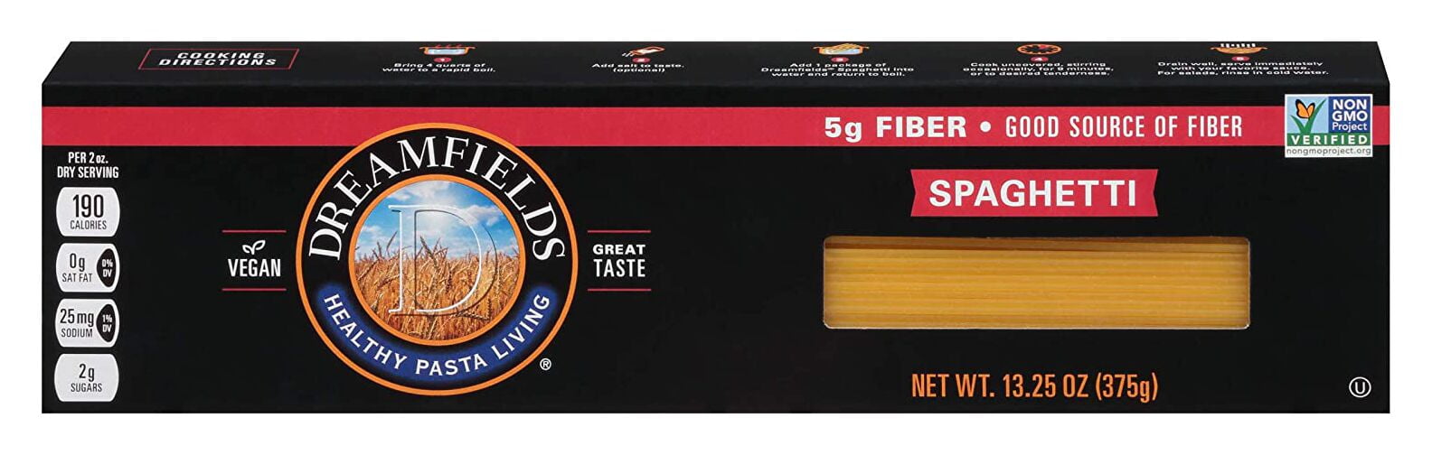 Dreamfields Pasta Flavor: Spaghetti, Size: case of 20 boxes - Walmart.com