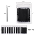 1200 micro-application brushes, micro cotton swabs, disposable mascara ...