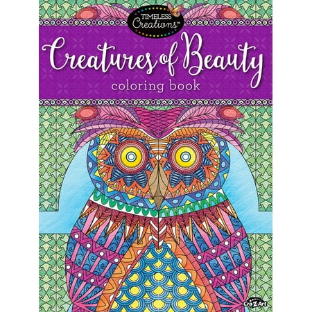 Cra Z Art Timeless Creations Coloring Book Creatures Of Beauty 64
