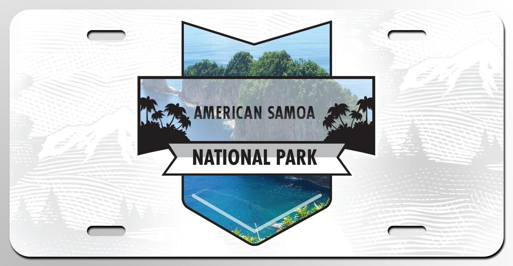 American Samoa National Park License Plate Tag Vanity Novelty Metal ...