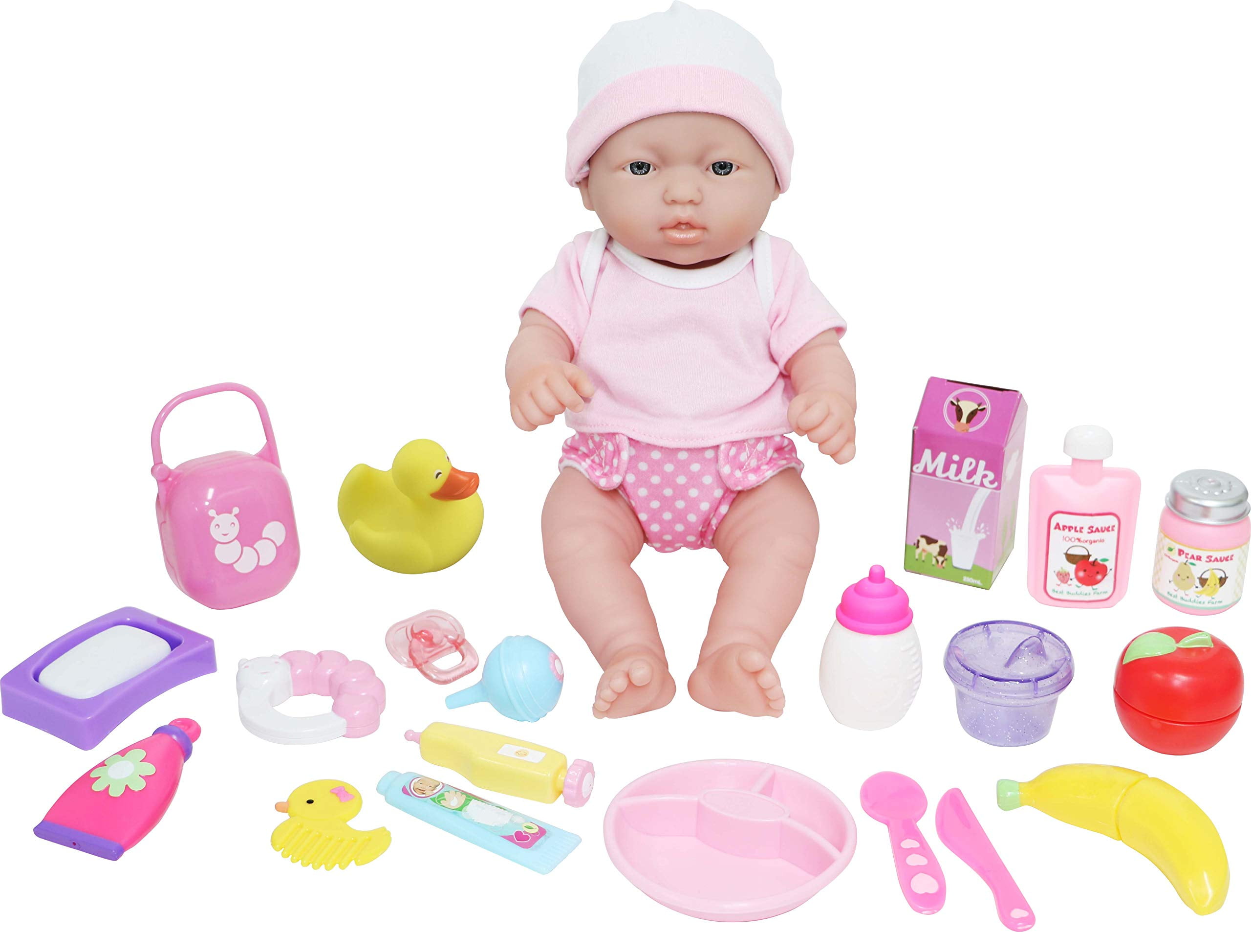 JC Toys - La Newborn Nursery | 25 Pieces Layette Deluxe Gift Set | 12 ...