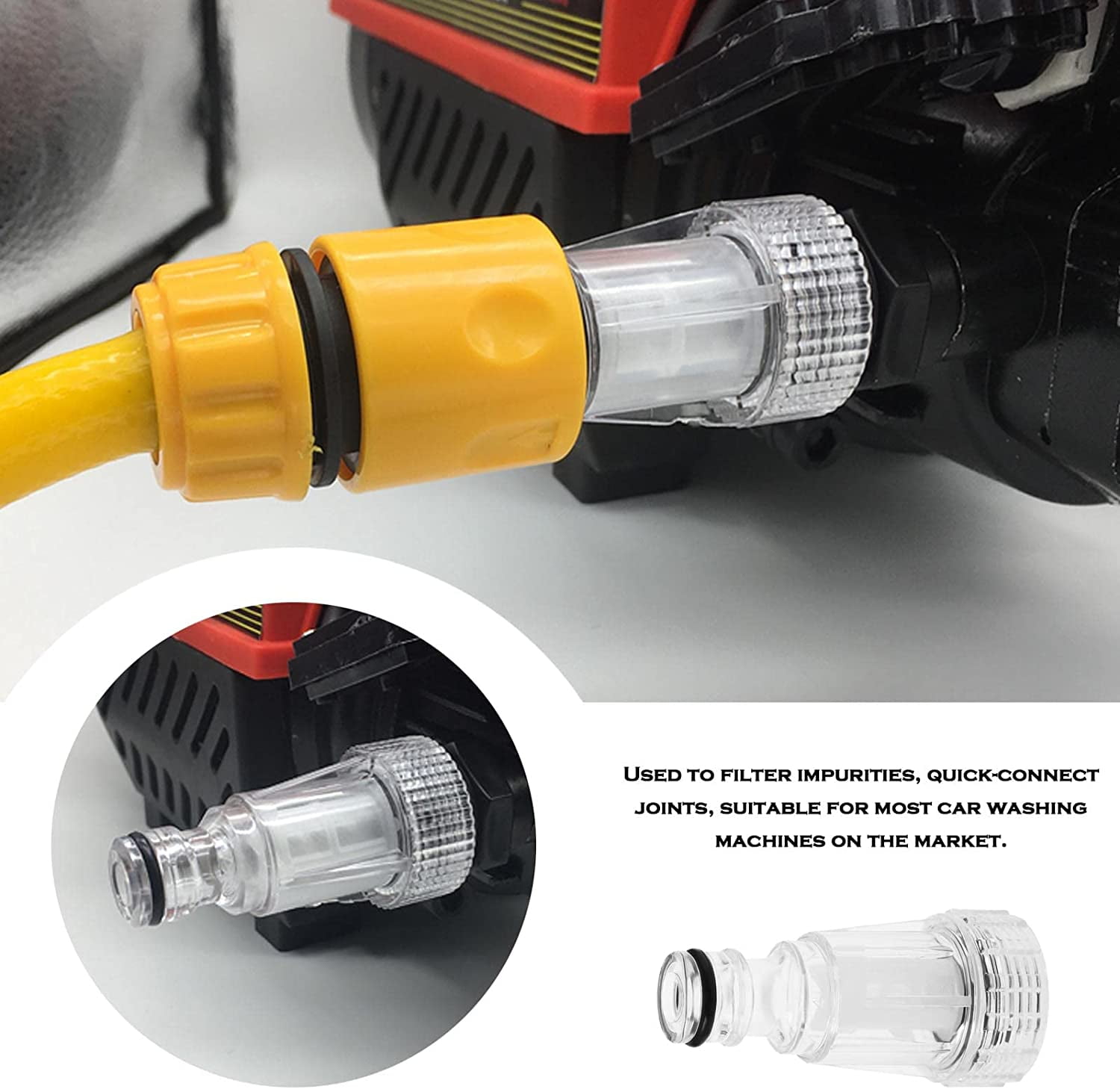 transparent plastic pressure washer inlet filter | Bodega Aurrera en línea