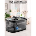 2.5 Gallon Dog and Cat Water Fountain with 3 Flow Modes, 2 Flower ...