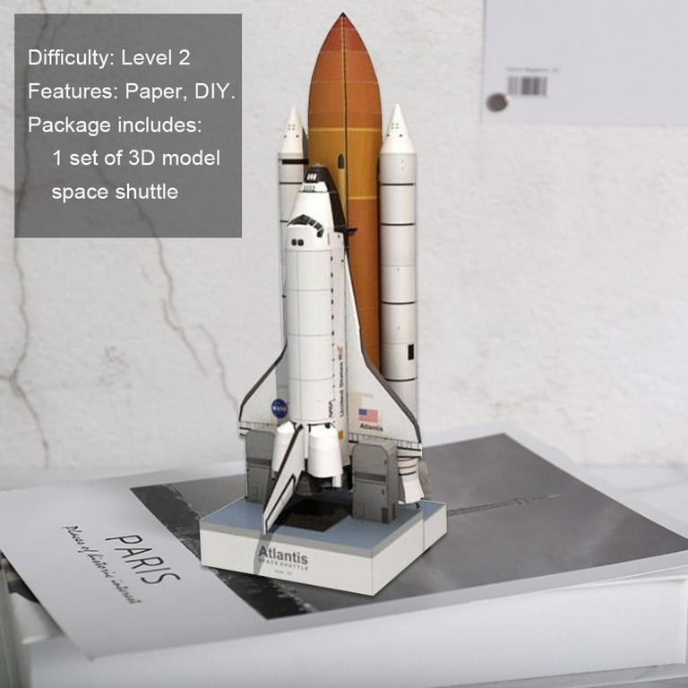 Space Shuttle Papercraft Paradise Papercrafts Paper Models Card