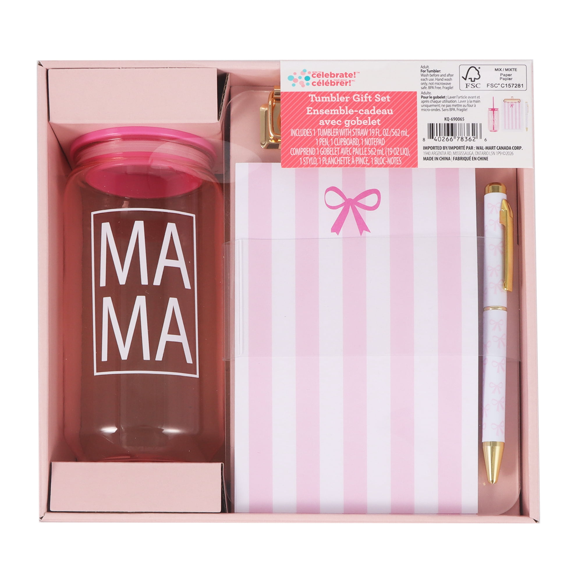Click here for Mothers Day Tumbler Gift Set  Pink  White  Way To... prices