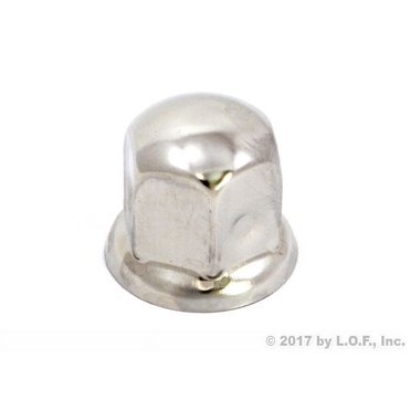 Wheel Masters 8019 7/8" Stainless Steel Lug Nut Cover - Pack of 8 ...