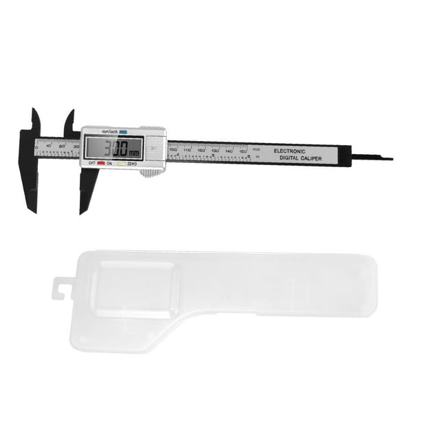 Riwesomey Calibrador de Metal Digital de 0-150mm, calibrador Vernier de ...