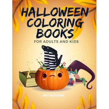 Color Spooky: Happy Halloween Coloring Book: Drawing Pages for the ...