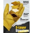 Winter Leather Work Gloves for Men and Women,3M Thinsulate Lining for ...