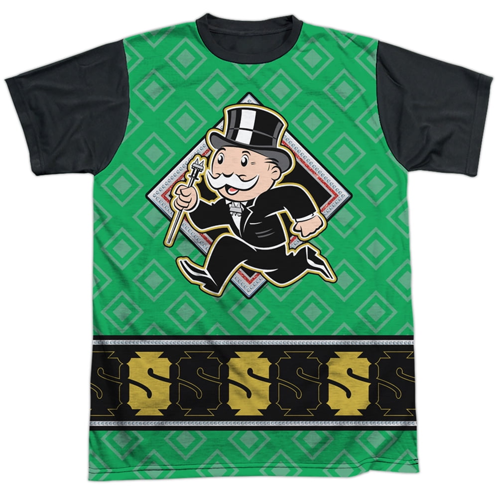 Monopoly Jersey, Unisex Adult Halloween Costume Sublimated T Shirt ...