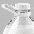 Glass Milk Jugs Bottle - 64Oz Water Container with Airtight Screw Lid ...