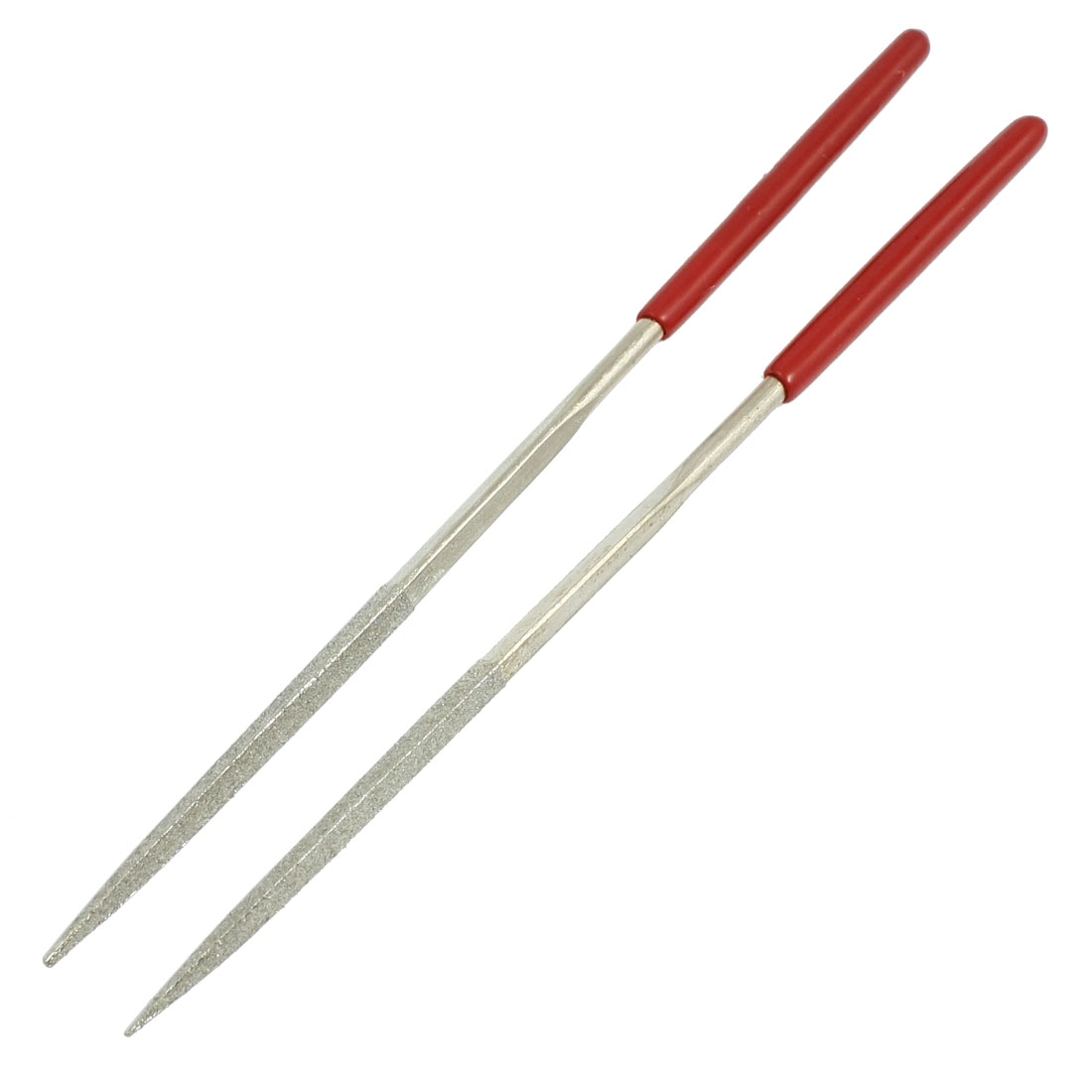 3mm x 140mm Woodworking Three Square Triangle Needle Files 2 Pcs ...