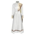 Aiihoo Womens Church Priest Robe Praise Dance Tunic Overlay Dress ...