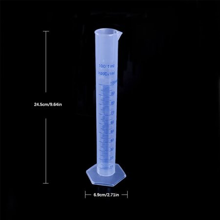 10/25/100/250/500ml Translucent Measuring Cylinder Professional ...