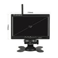 Wireless Truck Monitor 7" Rear View Camera Wifi 18 Infrared Lights ...