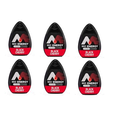 MiO Energy Caffeinated Drink, Black Cherry Flavor Water Enhancer, 1.62 ...