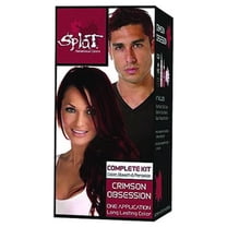 SPLAT Temporary Midnight Ruby Hair Dye, Semi-Permanent Red Hair Color ...
