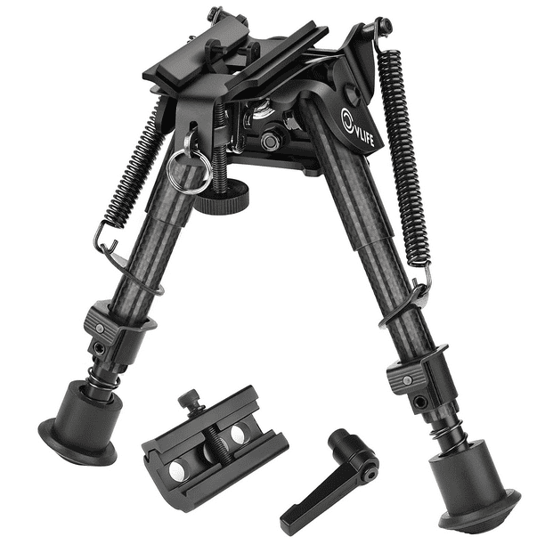 CVLIFE Bipod, Pivot Tilt Bipod with Swivel-Stud & Detachable S Lock ...