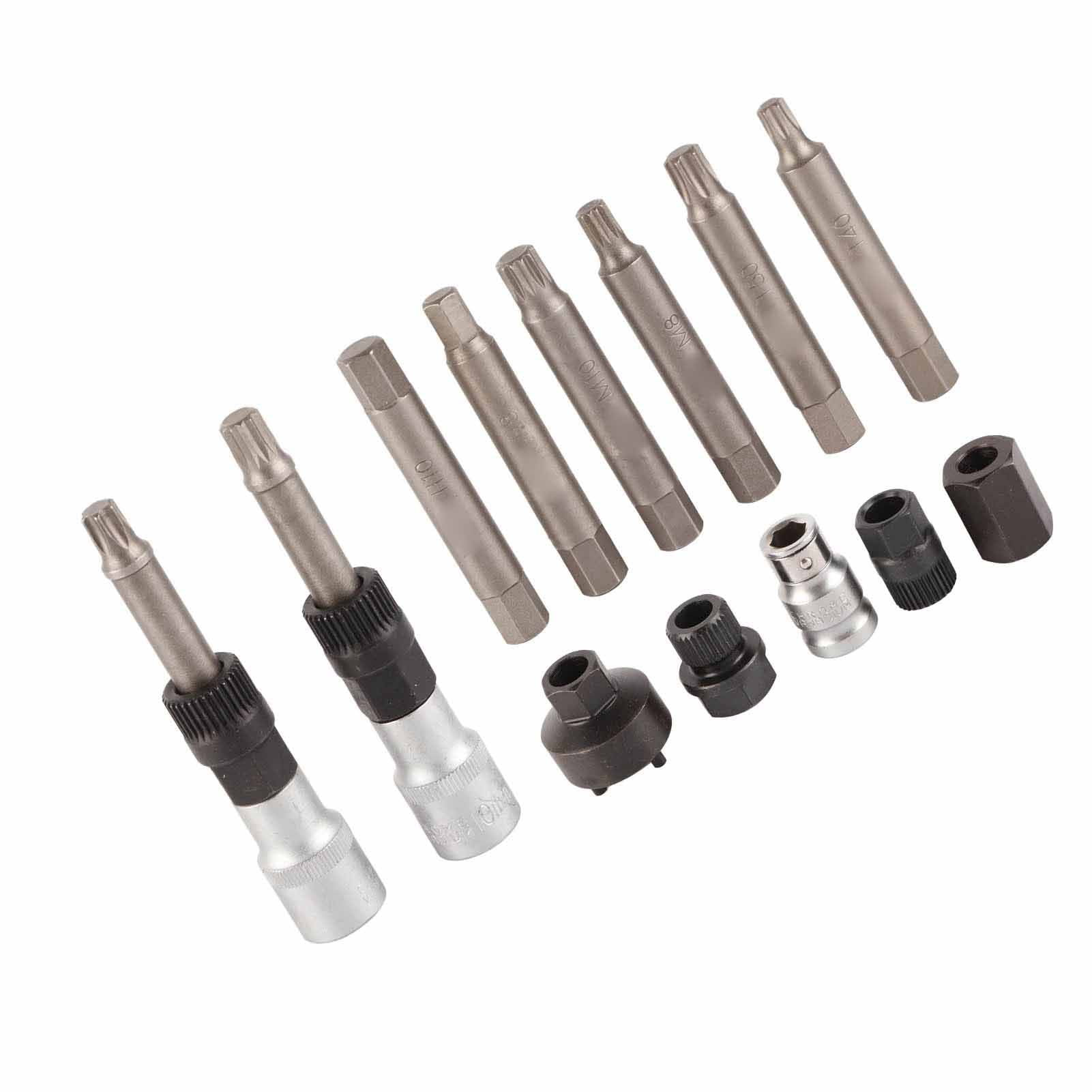 Alternator Decoupler Pulley Tool, Reduce Vibration 13 Pcs Alternator ...
