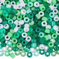 600Pcs 6 Colors Opaque & Tansparent Acrylic European Beads Imitation ...