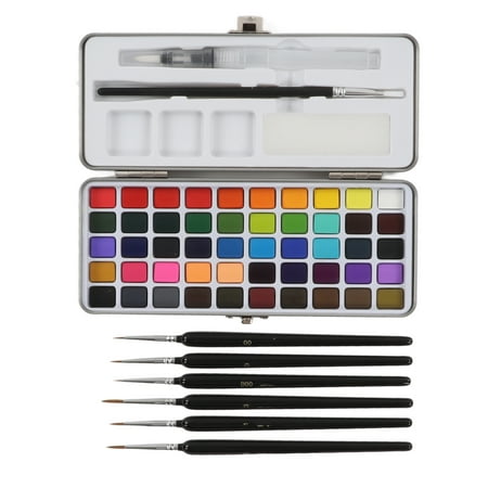Travel Watercolor Set, Watercolor Paint Set Long Lasting Easy Mixing ...
