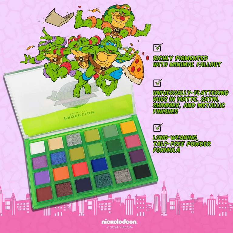 Ninja Turtle Makeup TMNT X Profusion | 24 Shade Eyeshadow Palette