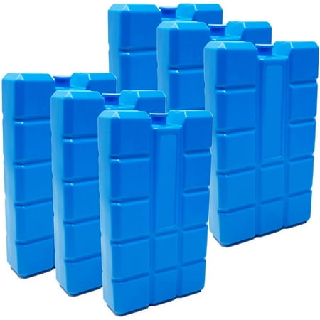 Set of 6 ice packs with 400 ml each, 6 blue cooling elements for the ...