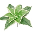 Artificial Green Plant Leaves,Faux Shrubs Bushes,Fake Greenery Tropical ...