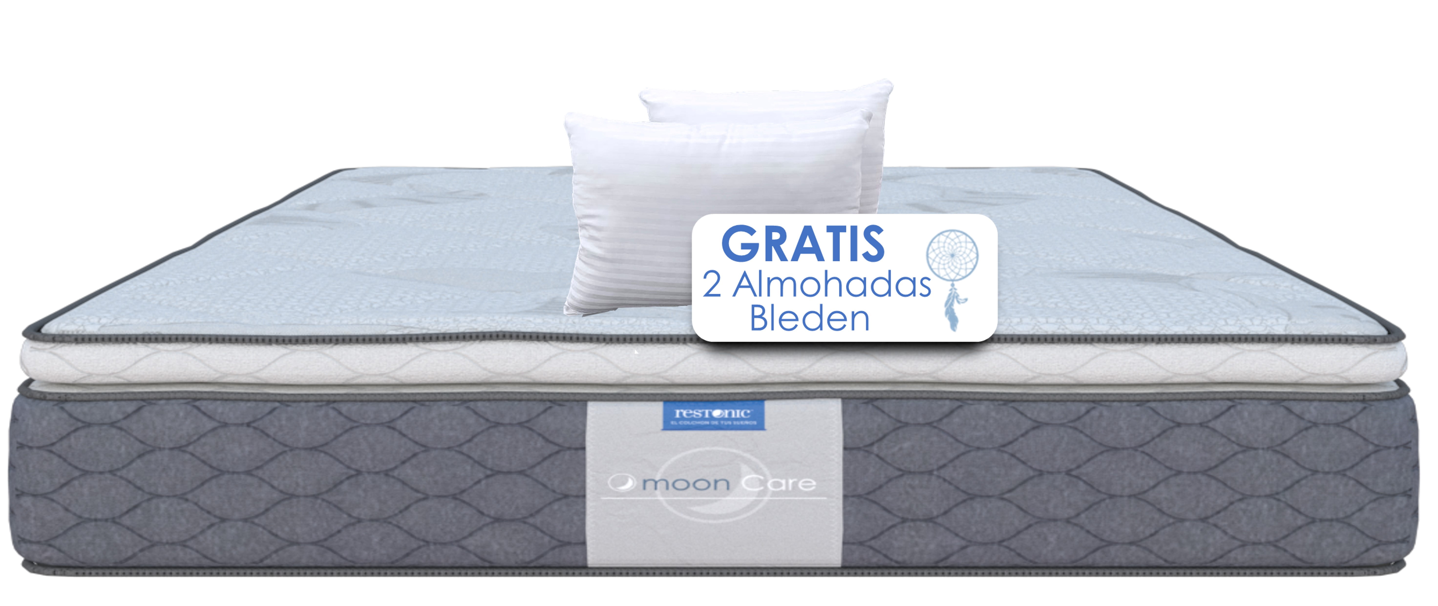 Restonic | Original | Colchón King size Ortopédico + 2 Almohadas Basic ...