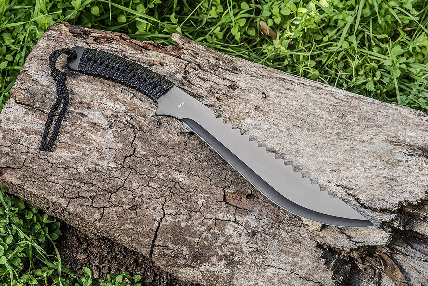 Buy Se Kfd673 15.5 Black Stainless Steel Machete, Recurved Blade With ...