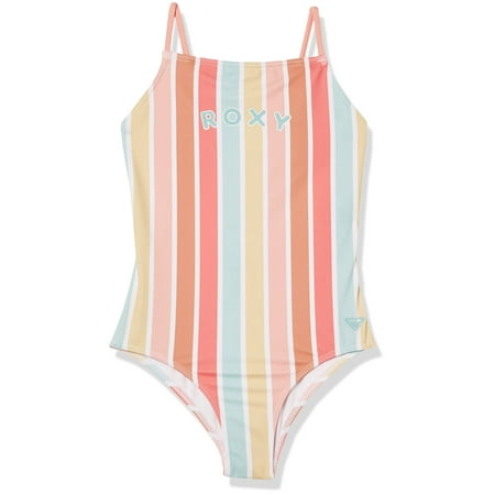 Roxy Girls' Lala Stripes One Piece, Bright White Rainbow Candy, 3 | Walmart Canada