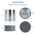 2x Buddy Bearing Buddy Protectors Grease Wheel Hub 1.98 w/ Bras for ...