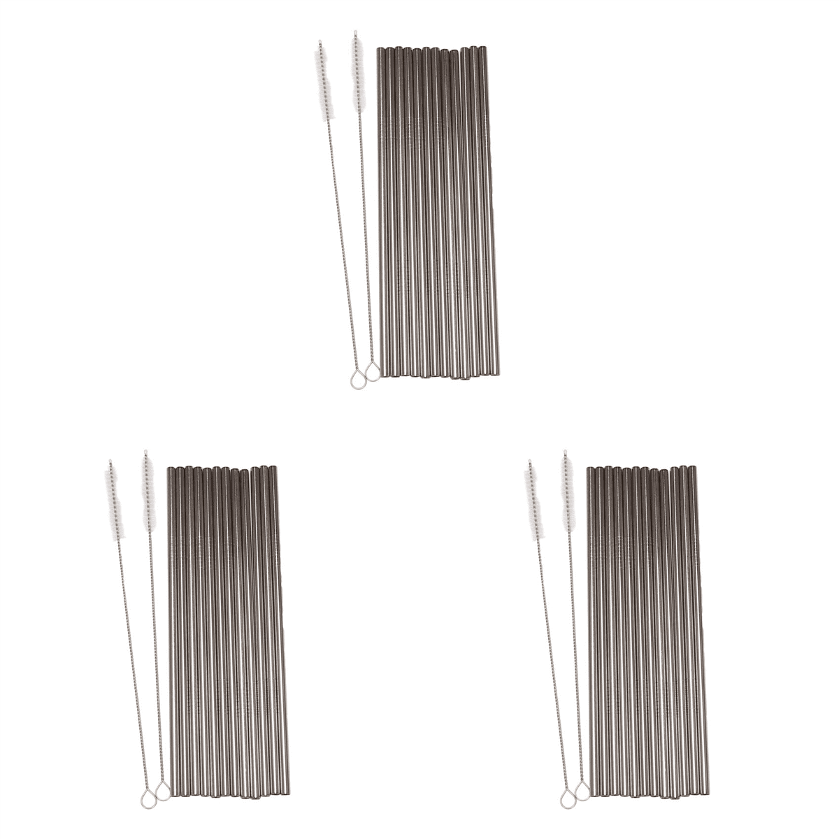 Click here for Unbranded Set Of 36  Stainless Steel Straws  Reusa... prices