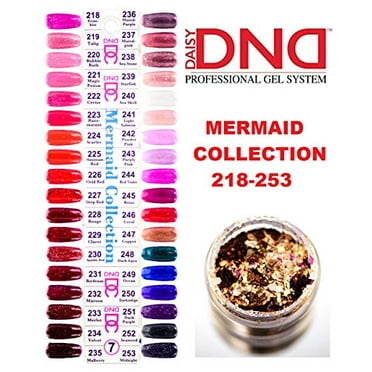 DND DC Mermaid Collection Color Swatch - Pack of 1 with Sleek Comb ...