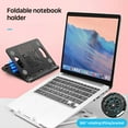 Chicmine Laptop Stand with 360-Degree Rotation Base Ergonomic Design ...