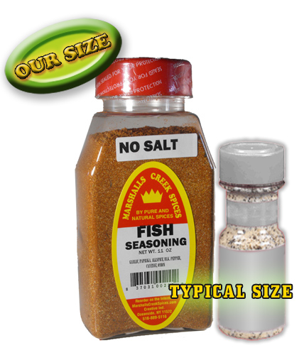 Marshalls Creek Spices (3 PACK) FISH SEASONING NO SALT - Walmart.com