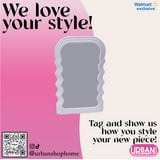 Urban Shop Color Changing LED Groovy Wall Mirror, 16.5" H - Walmart.com