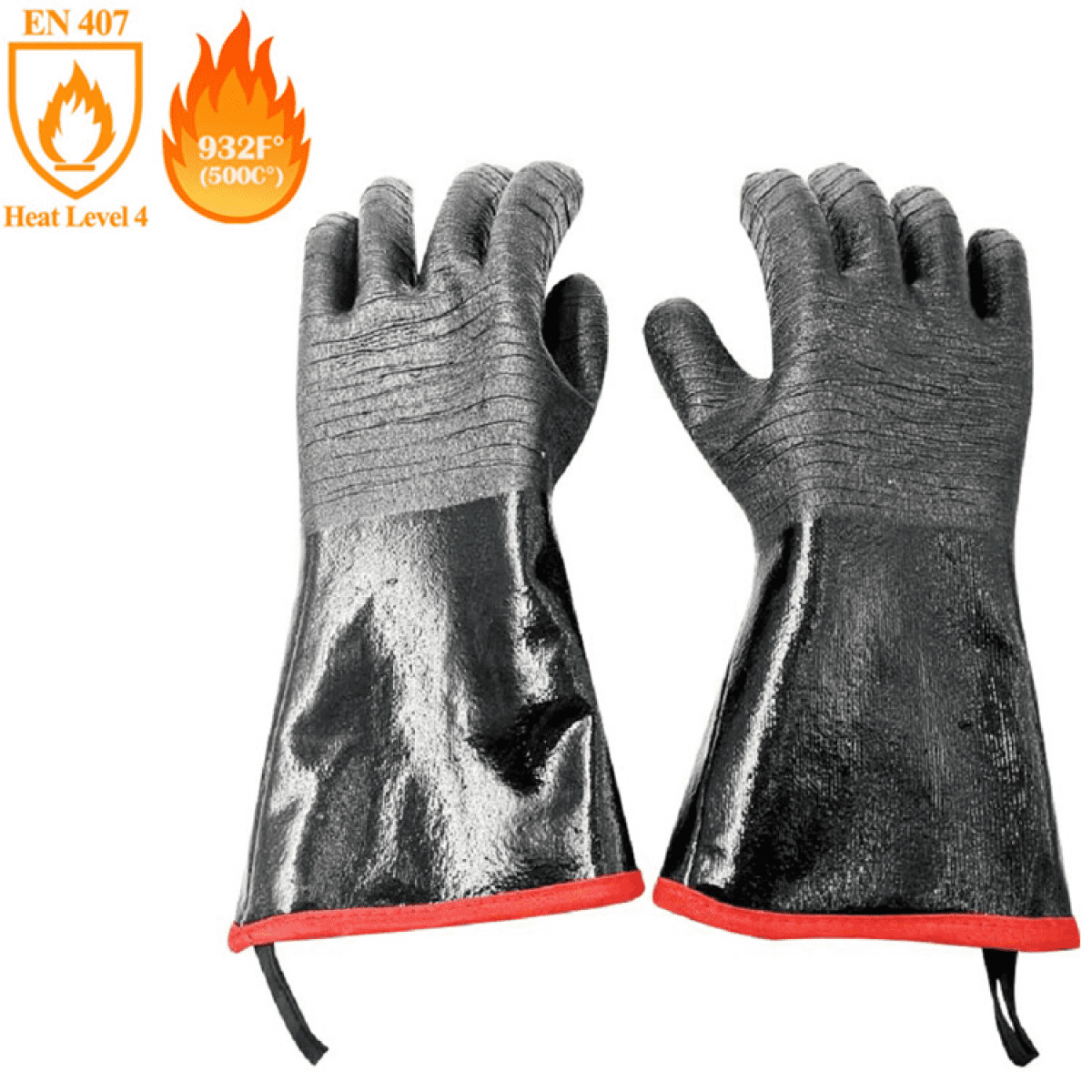 TIMPCV 18-inch (thick) safety gloves heavy duty neoprene high ...