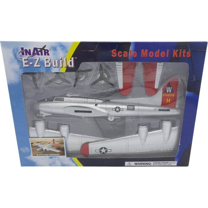 InAir E-Z Build Model Kit - B-17 Flying Fortress, Red - Walmart.com