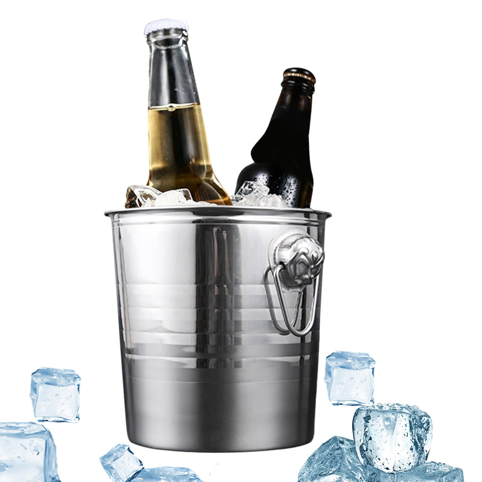 Ice Bucket with Handle Beverage Tub 3/5/7L Drink Tub Thickened Keeps ...