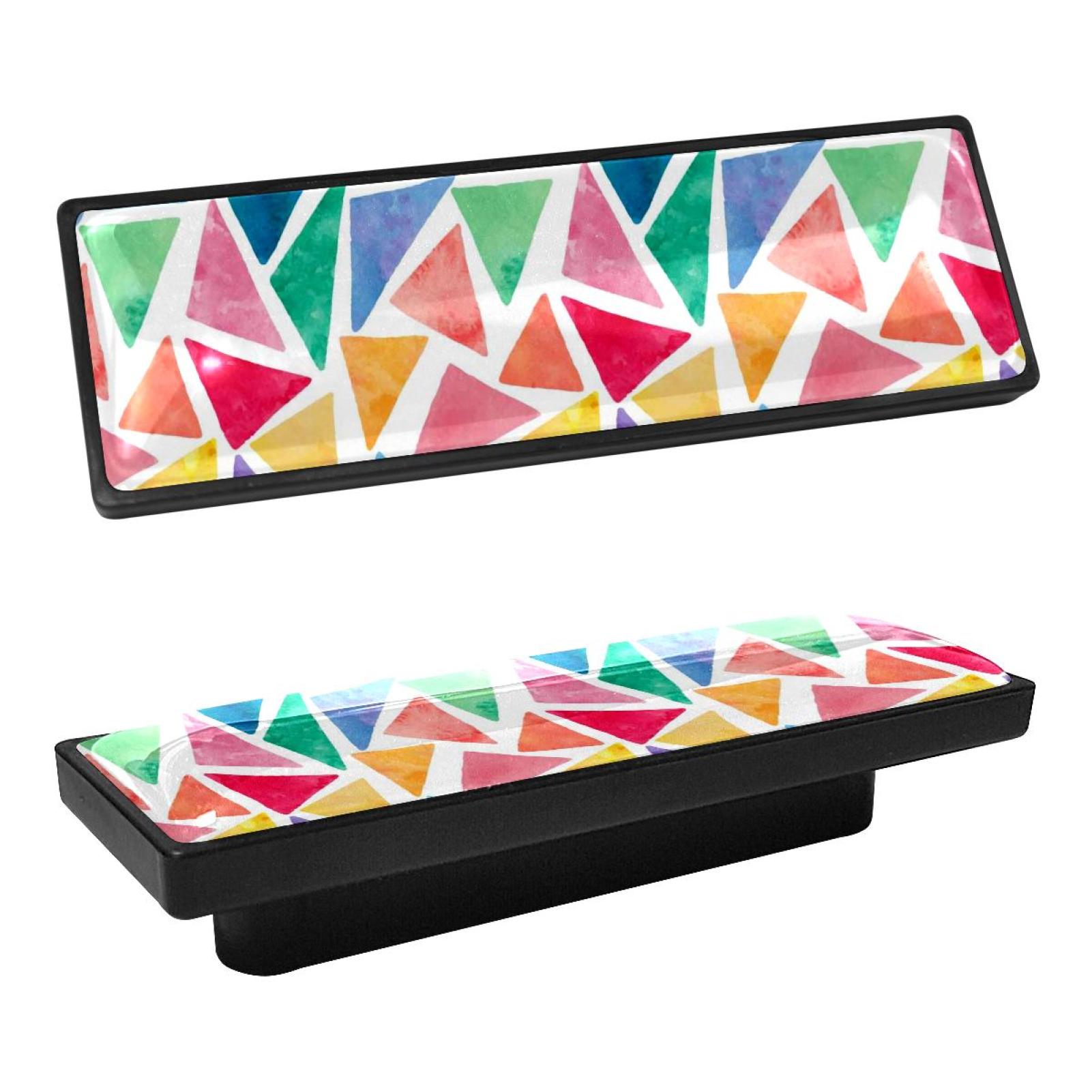 4 Pcs Rectangle Cabinet Handle Cupboard Knob Drawer Pulls Handle ...