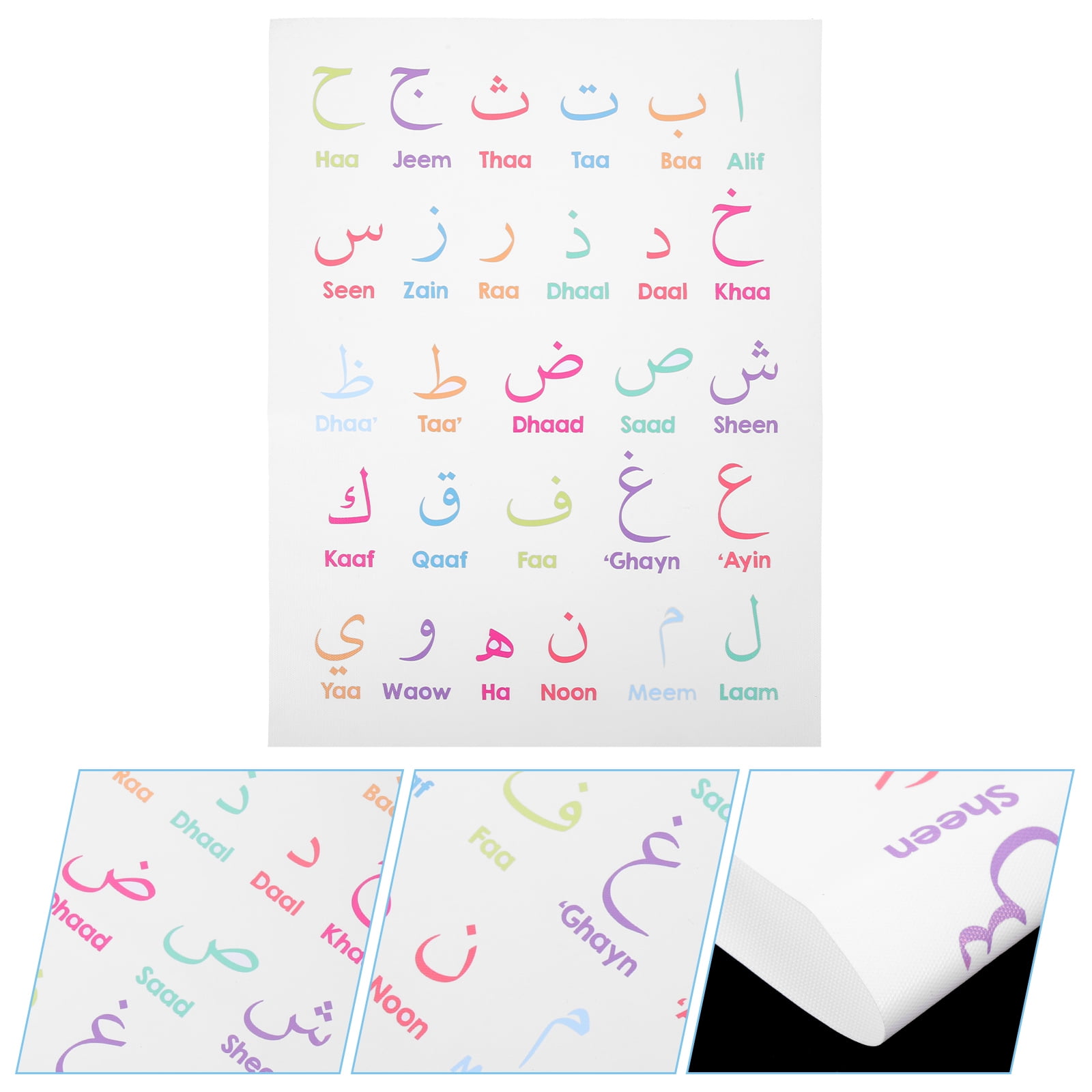Arabic Alphabet Chart For Kids